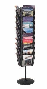 Mesh Finish Freestanding Literature Dispenser - Signs 4 Schools